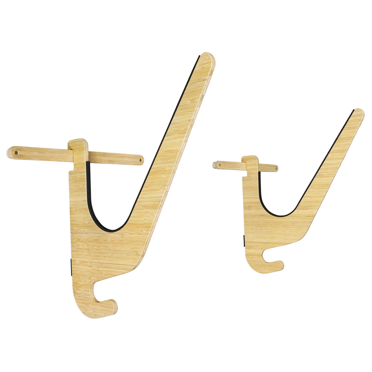 Premium Bamboo Paddleboard Rack | Wakeboard Rack | Indoor Wall-Mount ...