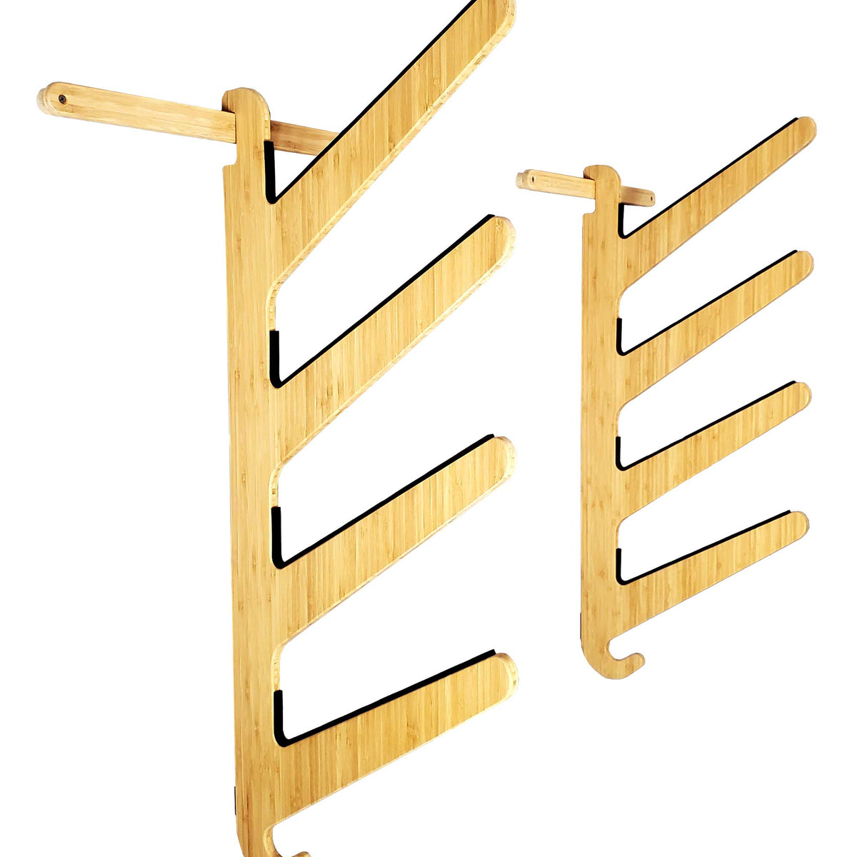 Bamboo & Birch Surfboard Rack | Horizontal Wall-Mounted Indoor and ...
