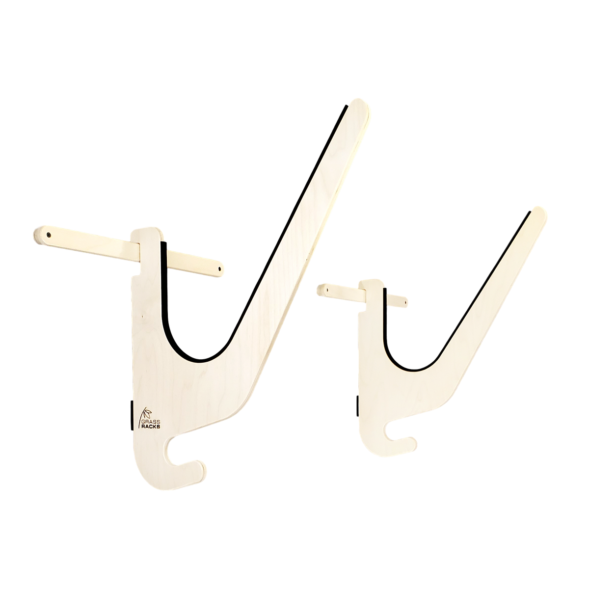 Premium Bamboo Paddleboard Rack | Wakeboard Rack | Indoor Wall-Mount ...