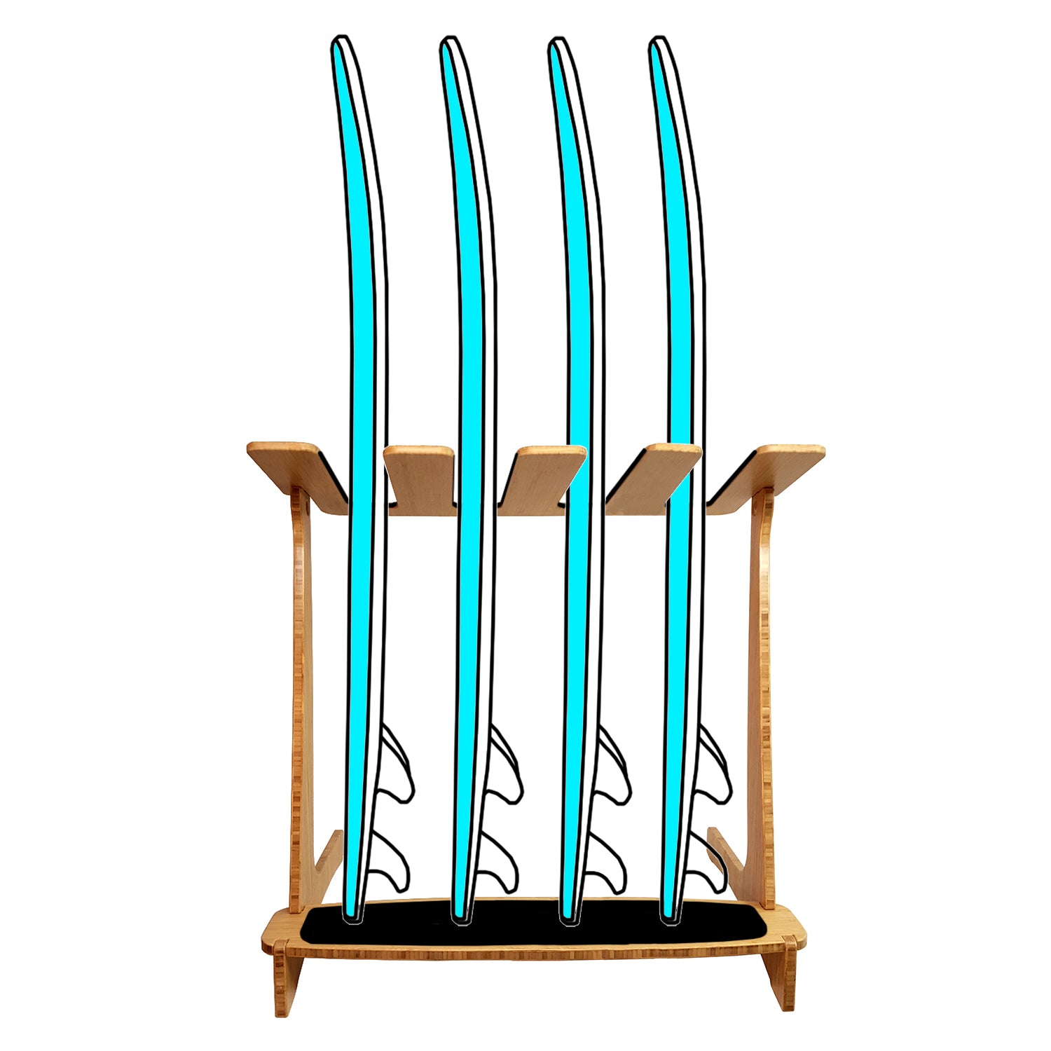 Surfboard Rack | Snowboard Rack | Guitar Stand | Indoor Vertical Frees ...